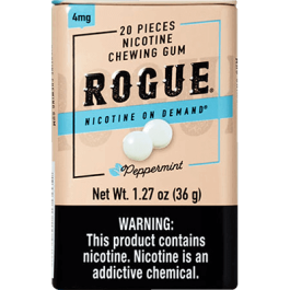 Buy Rogue Gum Peppermint 4mg - Order online & save up to 12% - Prilla.com